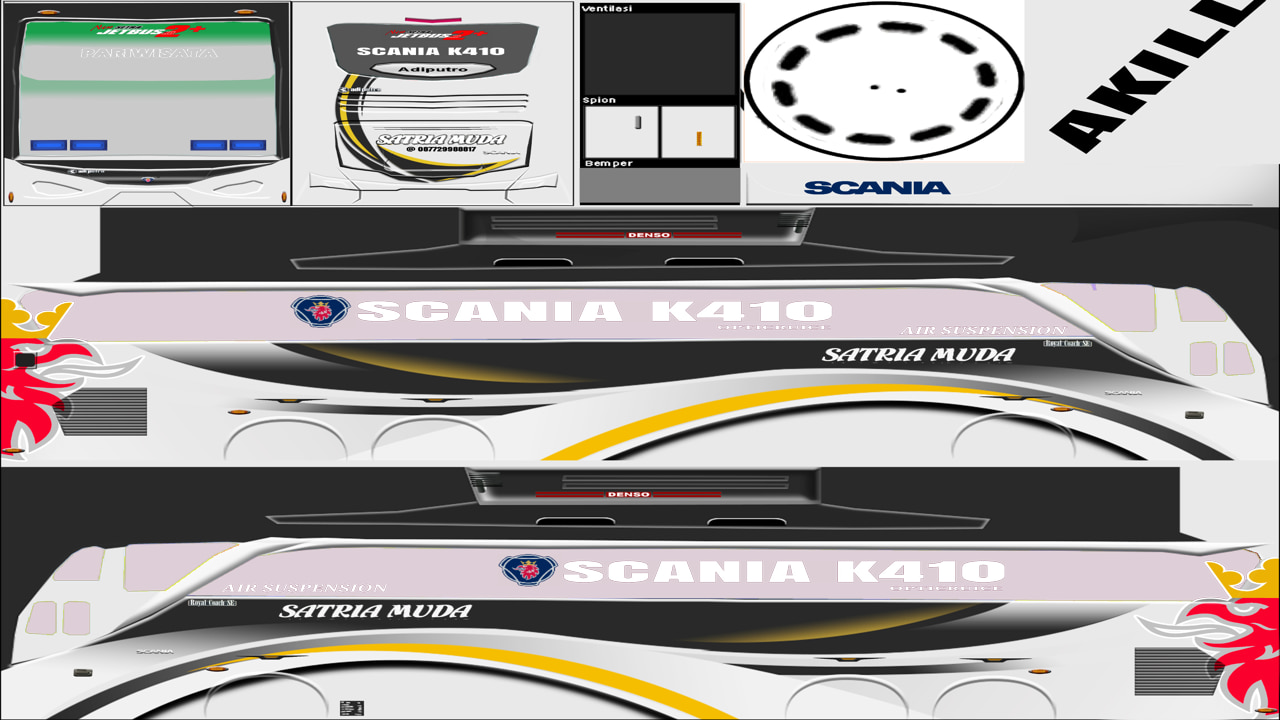 Kumpulan Livery SHD (Super High Deck) Bus Simulator Indonesia