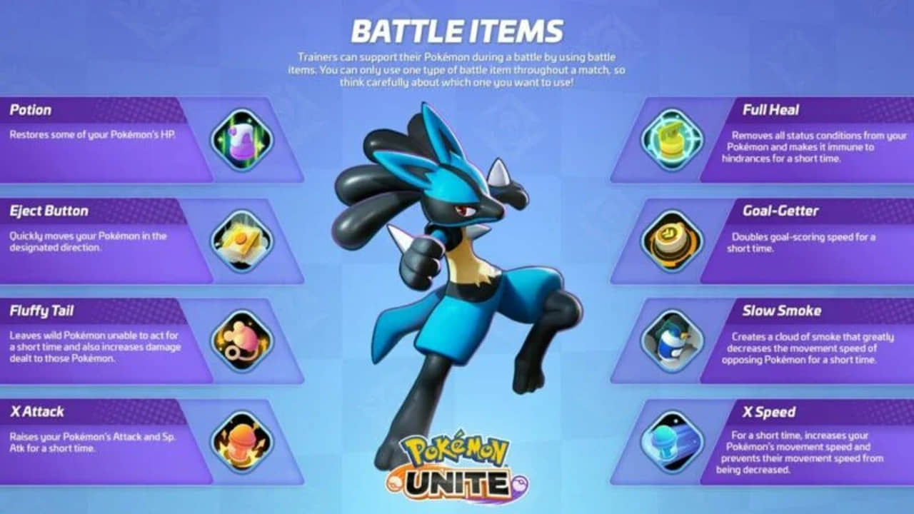 Pokemon Unite Items Tier List | Build Item Terbaik Pemula MOBA