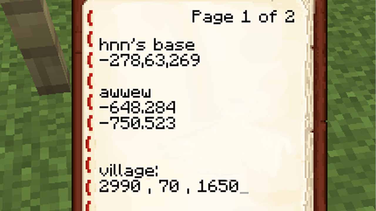 Book And Quill | Resep Minecraft