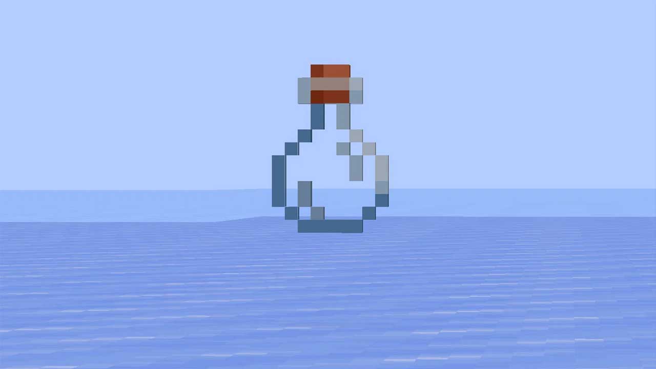 Glass Bottle | Resep Minecraft
