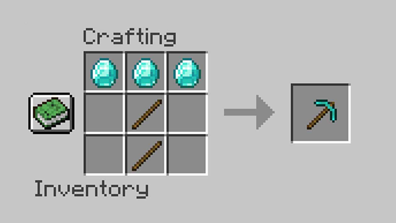 Pickaxe | Resep Minecraft