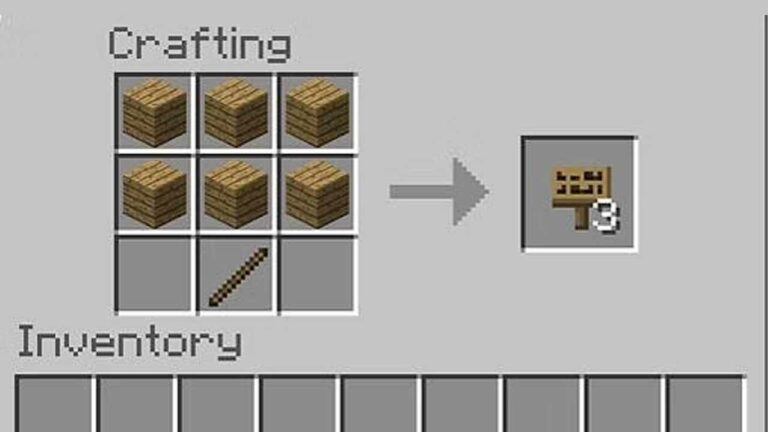 Sign | Resep Minecraft