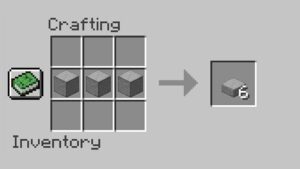 Smooth Stone Slab | Resep Minecraft