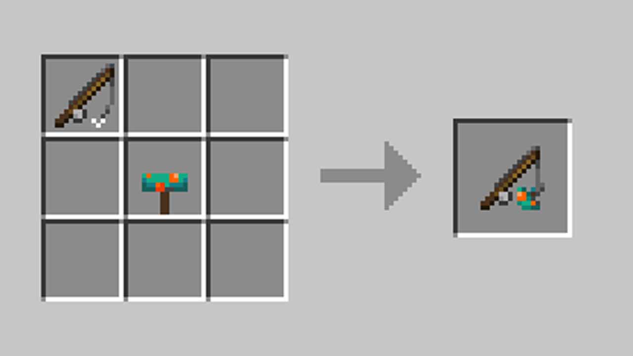 Warped Fungus On A Stick | Resep Minecraft