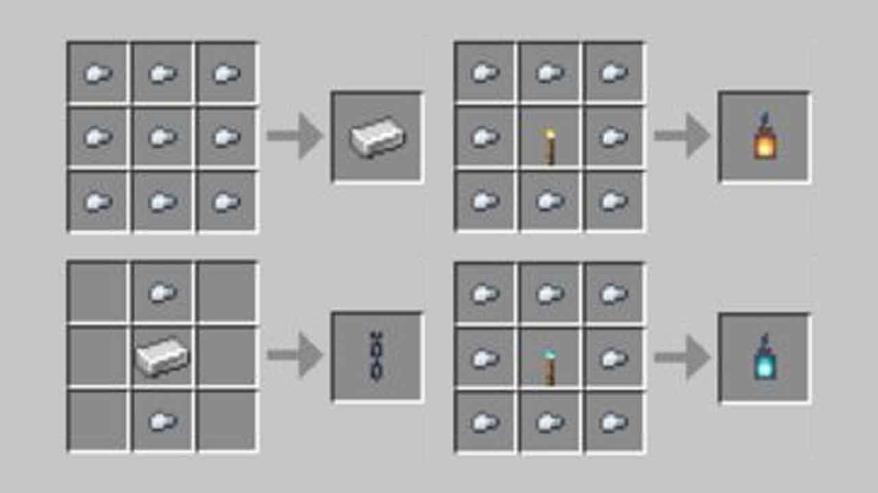 Iron Nugget | Resep Minecraft