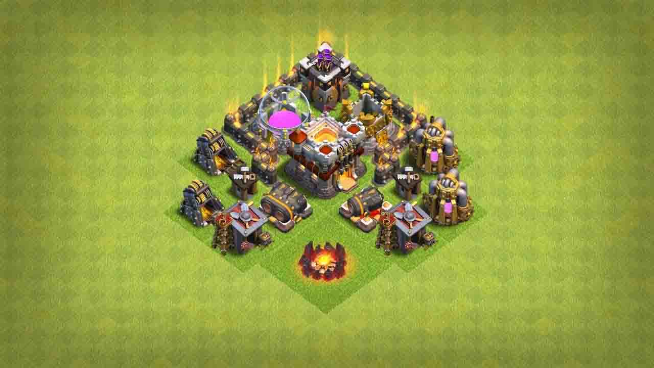 Layout Base TH2 Terkuat Di COC, Tahan Banting, Susah Ditembus