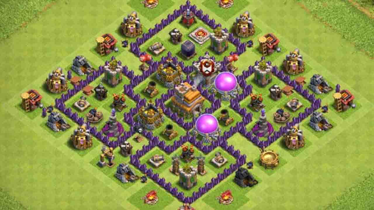 Layout Base TH7 Terkuat Di COC, Tahan Banting, Susah Ditembus