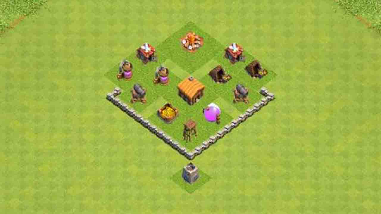 Layout Base TH2 Terkuat Di COC, Tahan Banting, Susah Ditembus