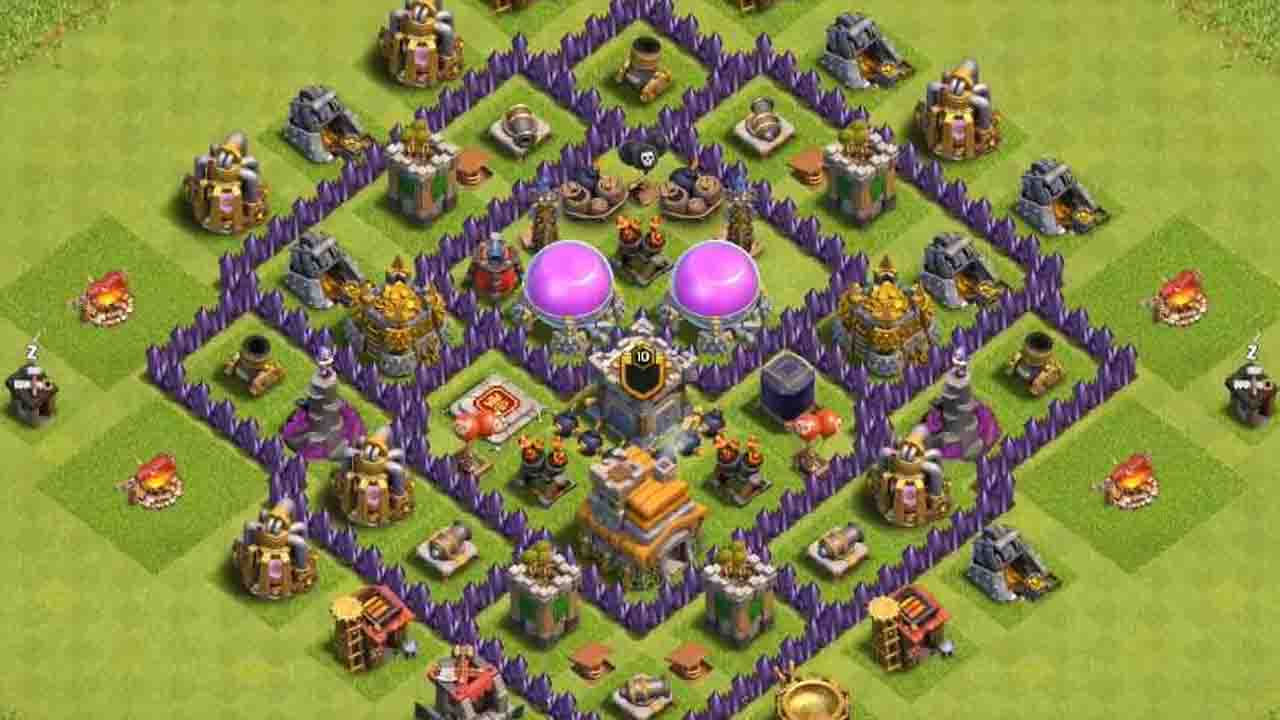 Layout Base TH7 Terkuat Di COC, Tahan Banting, Susah Ditembus