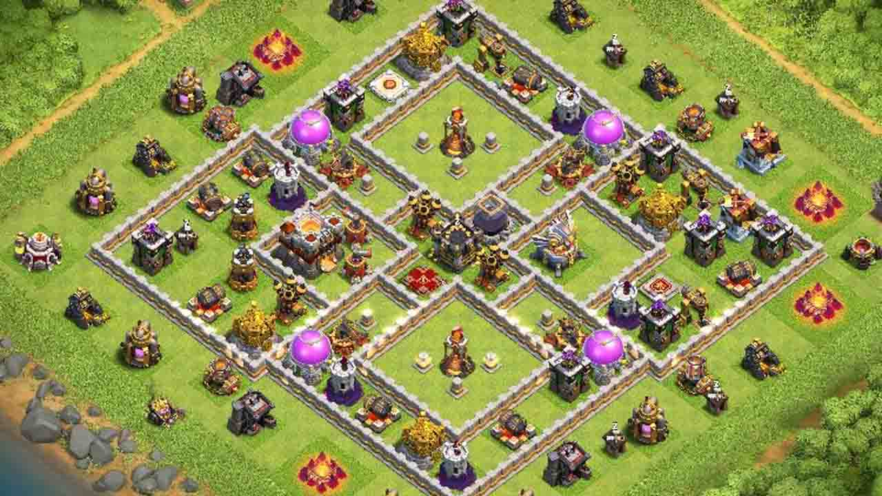 Layout Base TH11 Terkuat Di COC, Tahan Banting, Susah Ditembus
