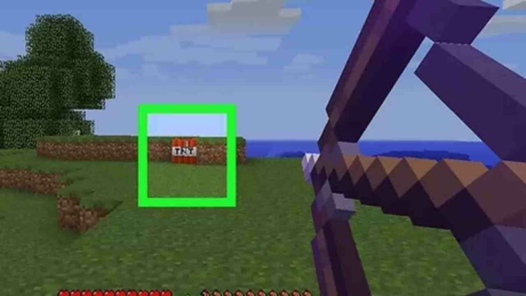 Tutorial Cara Meledakkan Block TNT Di Minecraft