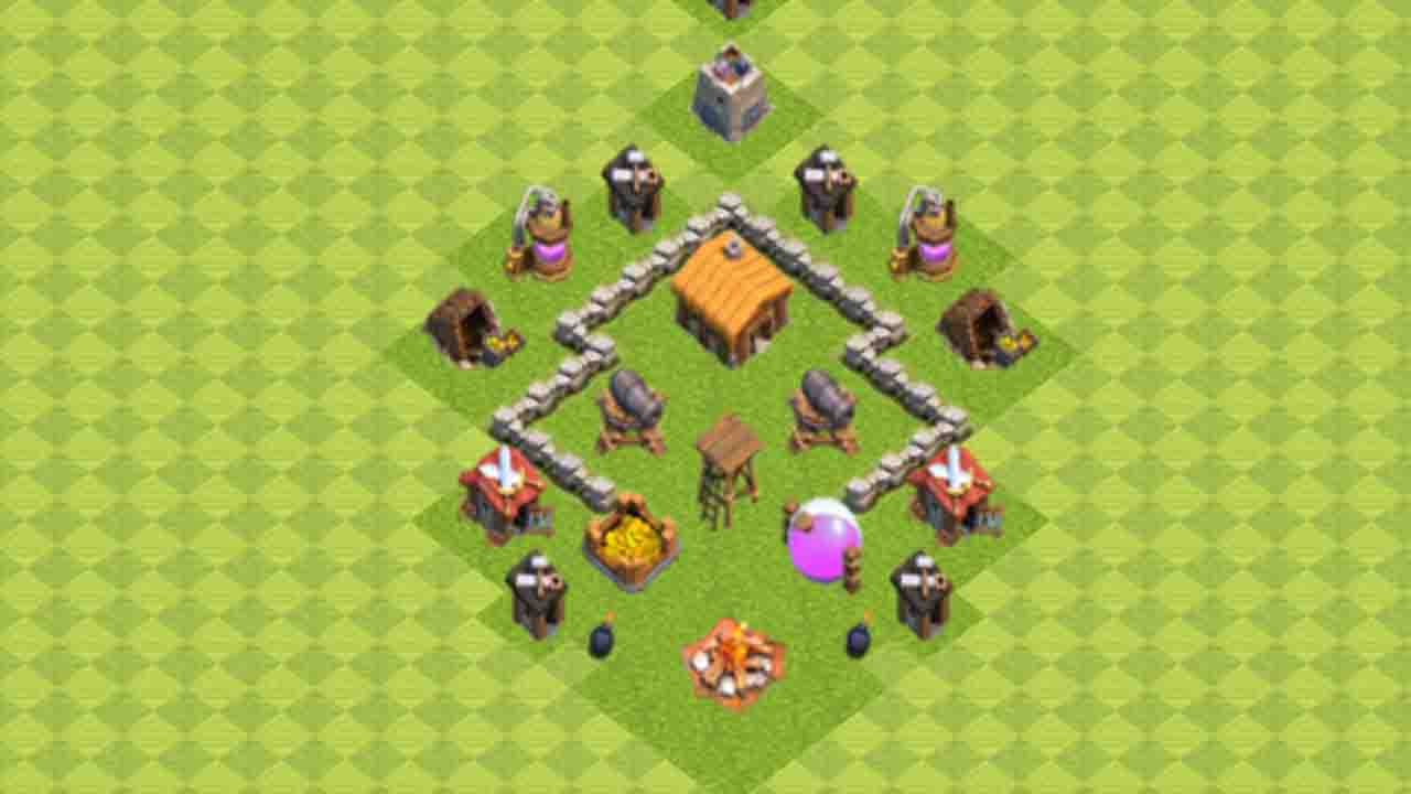 Layout Base TH2 Terkuat Di COC, Tahan Banting, Susah Ditembus