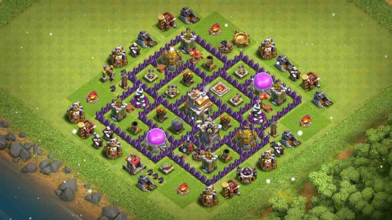 Layout Base TH7 Terkuat Di COC, Tahan Banting, Susah Ditembus