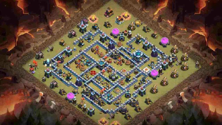 Layout Base TH13 Terkuat Di COC, Tahan Banting, Susah Ditembus